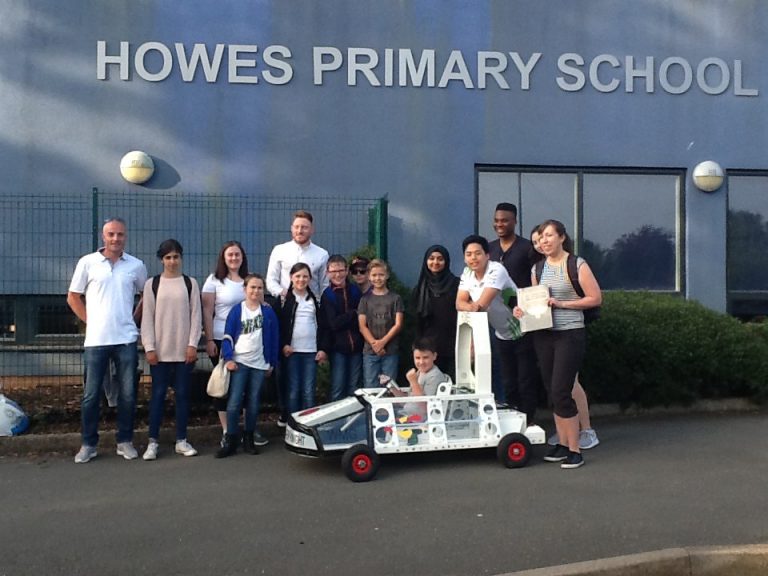 Year 6 Racing Day - Runners up for portfolio - Howes Primary School